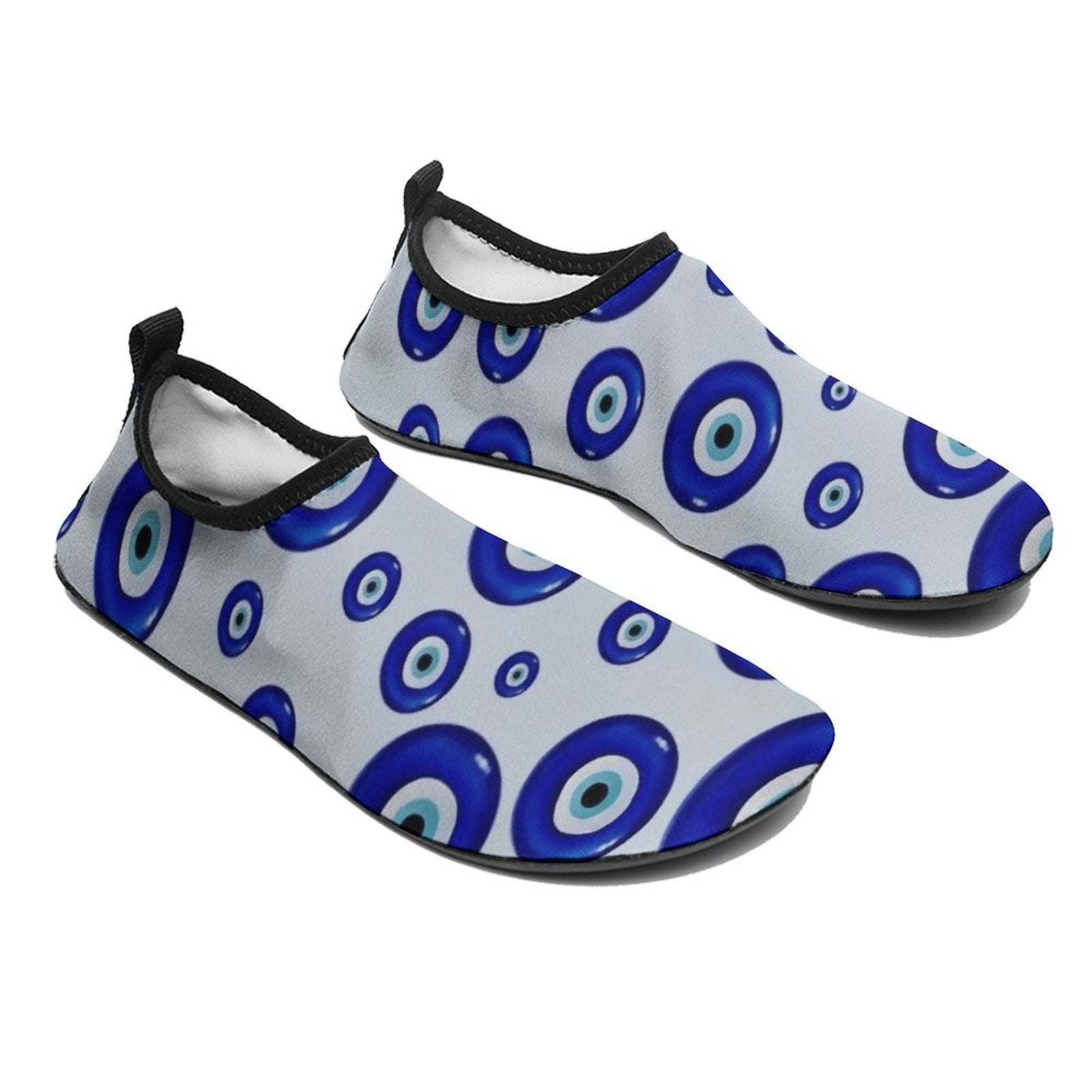 Evil Eye Symbol Water Shoes Beach Slip-on Shoes for Men Women Swim Pool ...