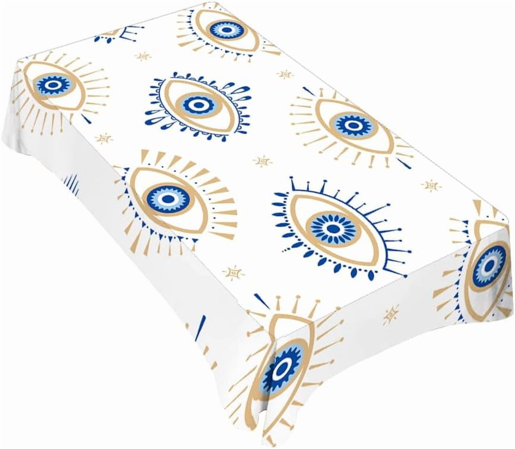 Evil Eye Tablecloth 60x84 Inch Rectangular Magical Eye Occult Symbol ...