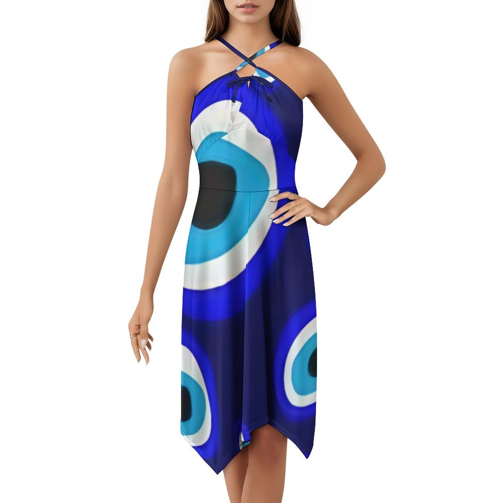 Evil Eye Talisman Dress Elegant Party Dresses Evening Dresses Women ...