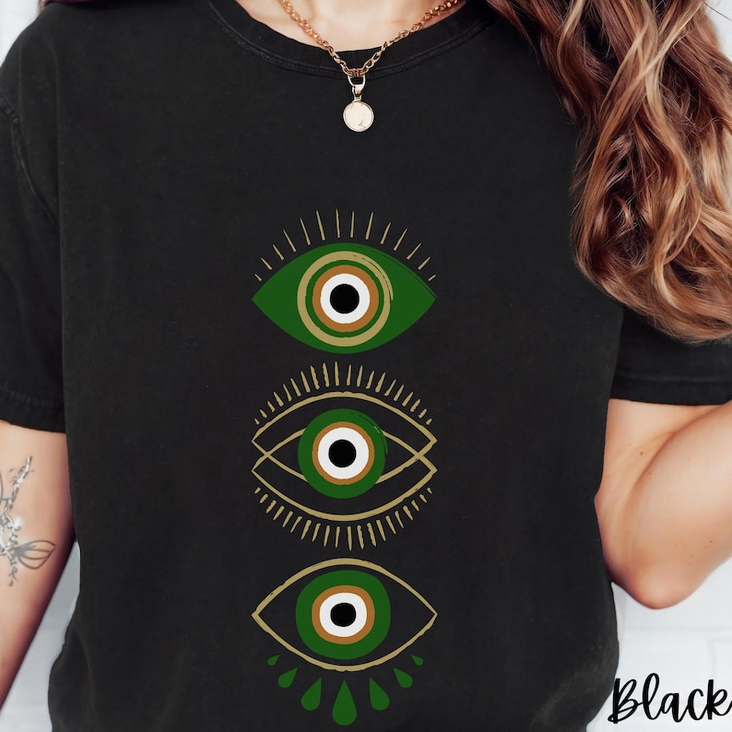 Evil Eye UniS1ex T-S1Hirt, Protect Ward Off T1EE, Evil Eye Amulet ...