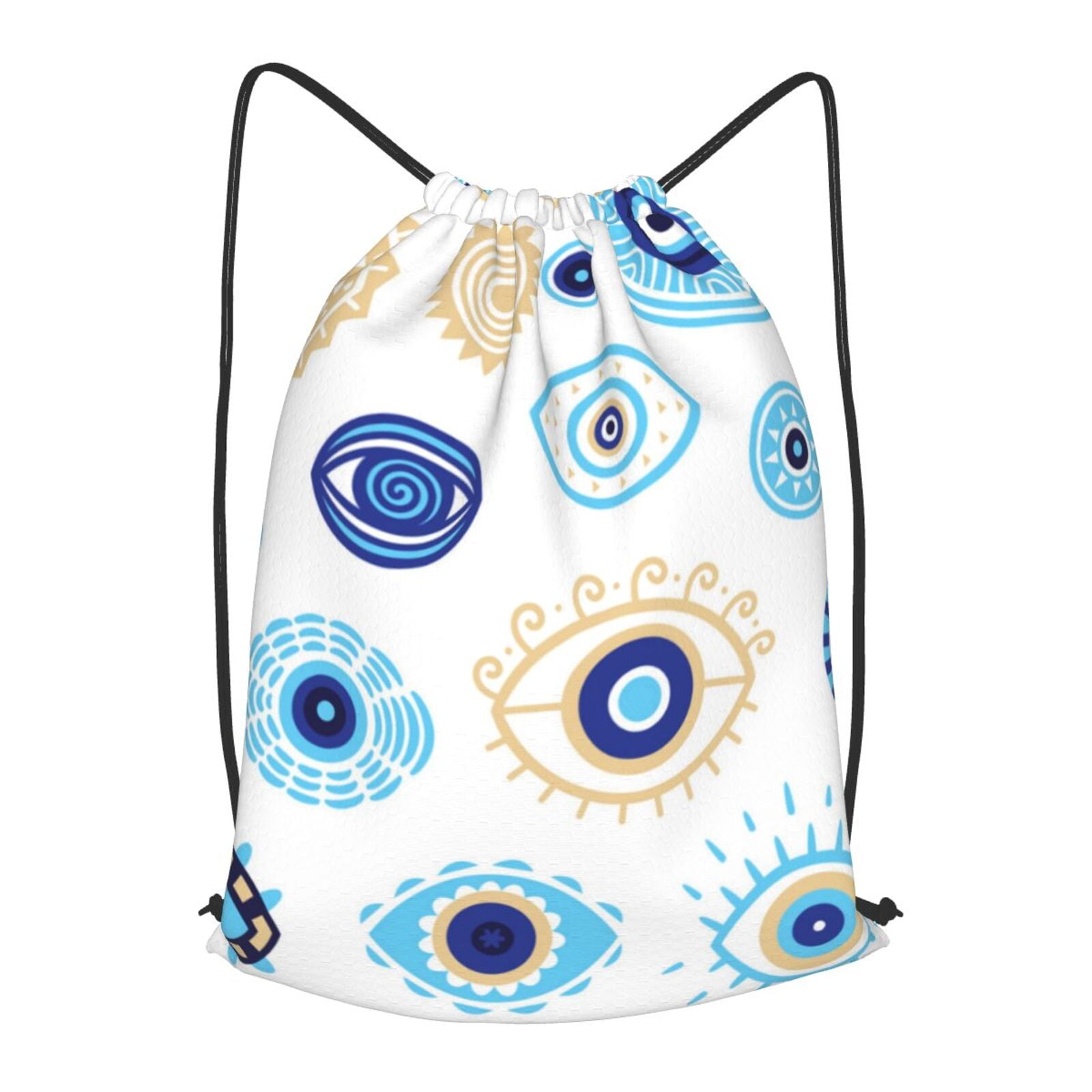 Evil Eyes Magic Talisman Drawstring Backpack Gym String Bag Sports ...