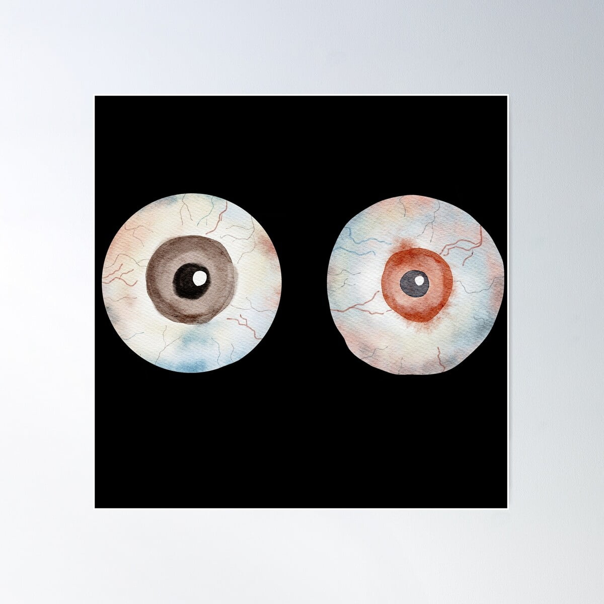 Evil Eyes Poster Wall Art, Modern Wall Decor For Living Room Bedroom ...