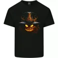 Evil Halloween Pumpkin Face Jack O Lantern Graphic Cotton Casual Top ...