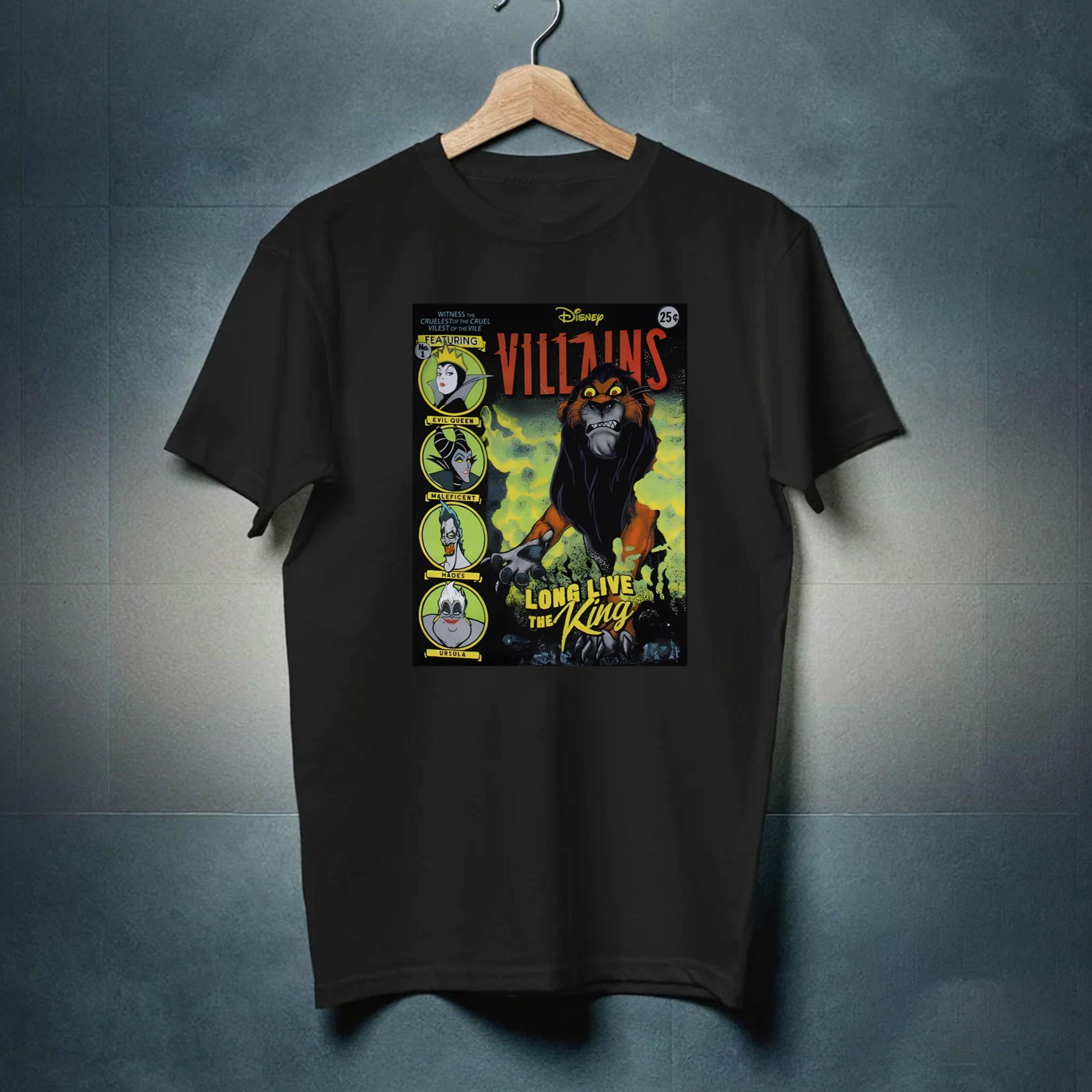 Evil Jungle Ruler-Inspired Shirt, Dark Comic Cover Style Graphic Tee ...