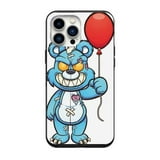 Evil Little Bear Red Balloon Cute Fun Pattern for iPhone 17 to 11 Pro ...