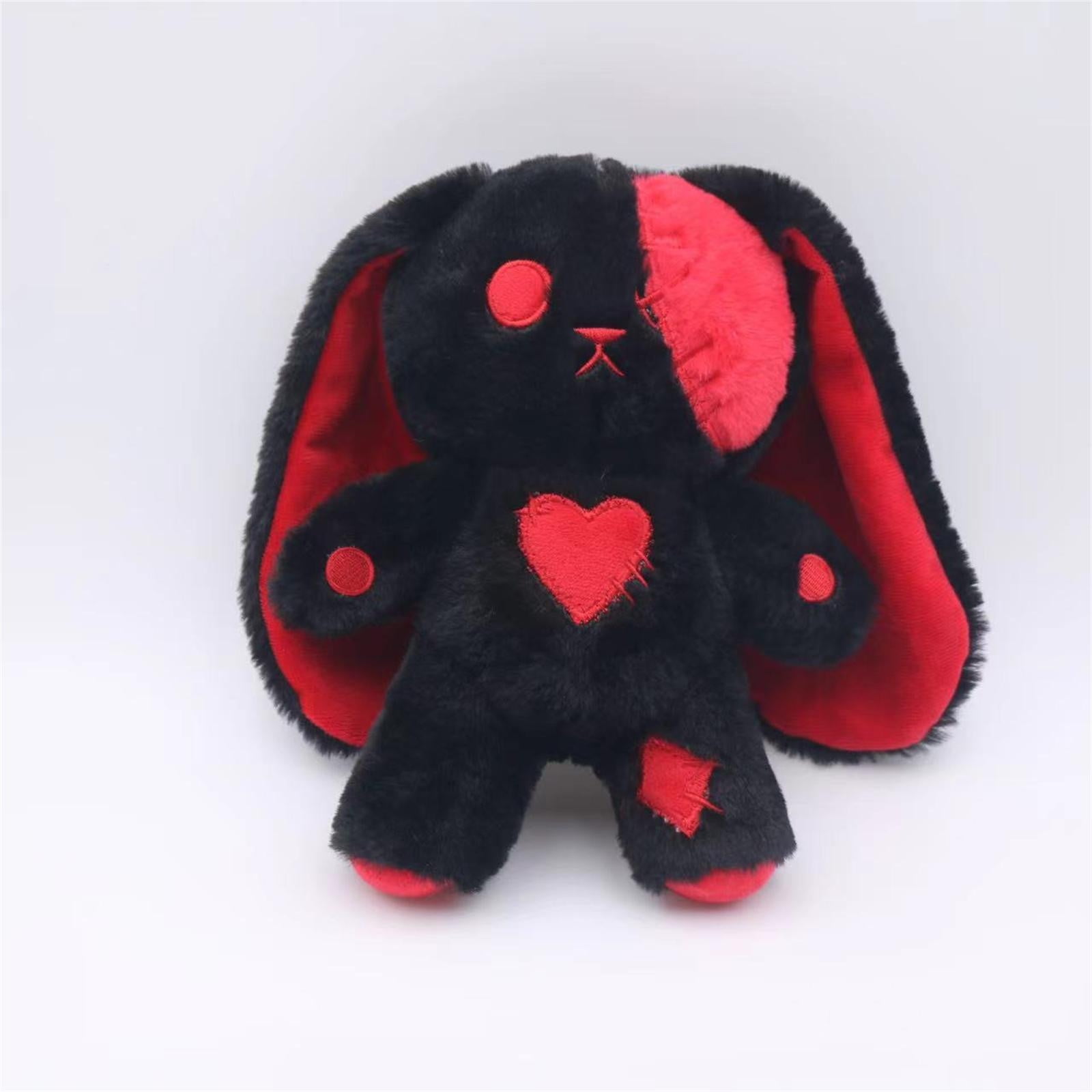 Evil Love Rabbit Plush Toy, 10" Soft Little Rabbit Stuffed Animals Doll ...