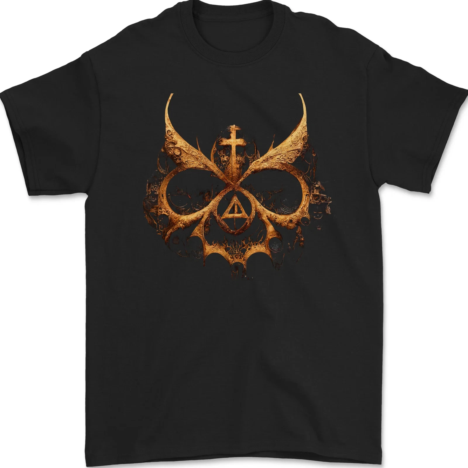 Evil Mask Black Magic Dark Art Demon Worship Illustration Unisex T ...