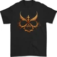 Evil Mask Black Magic Dark Art Demon Worship Illustration Unisex T ...