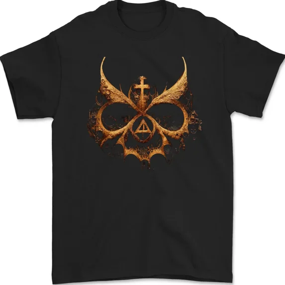 Evil Mask Black Magic Dark Art Demon Worship Illustration Unisex T ...