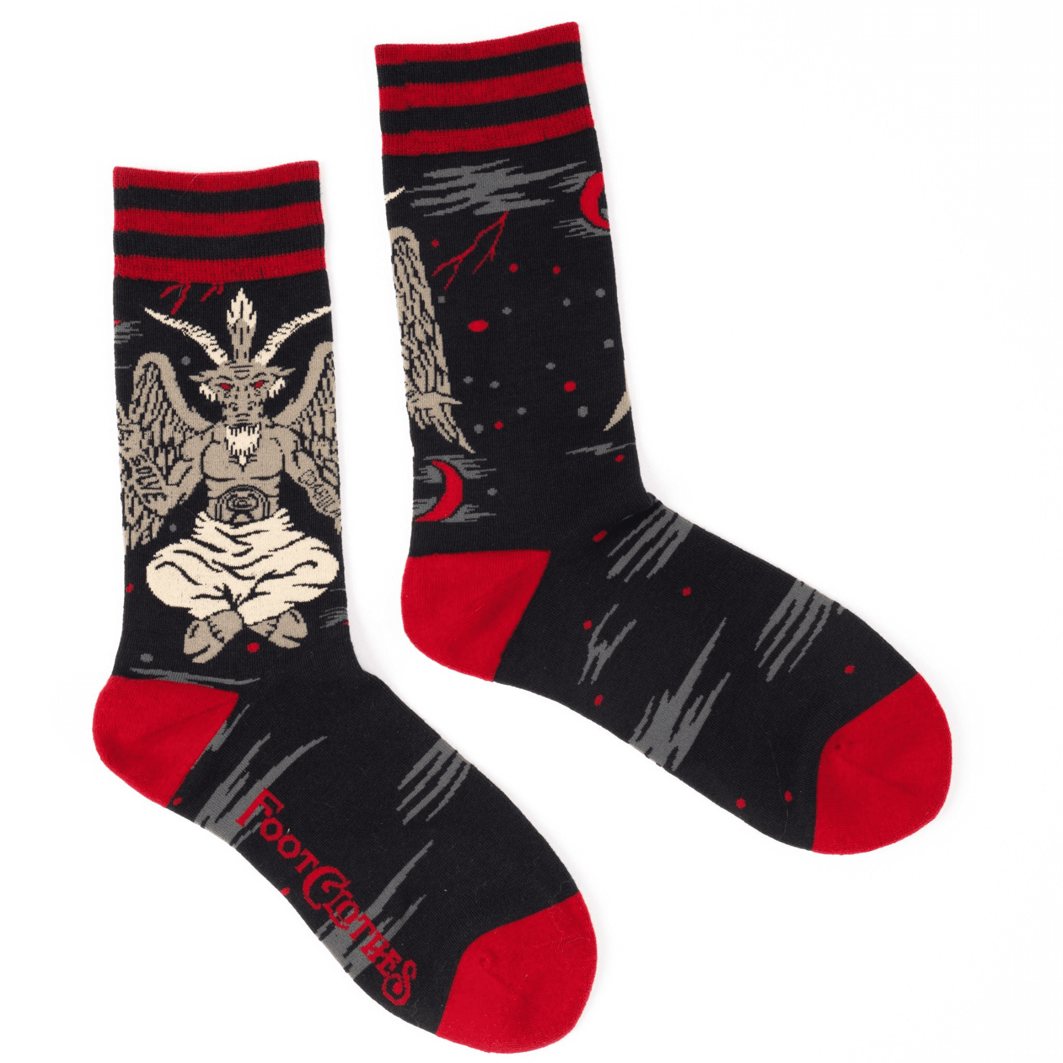 Evil Mythical Creature Crew Socks[ One Size Fits Most US 5-13 ...
