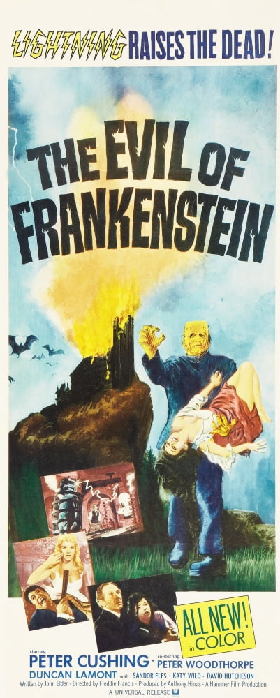 Evil Of Frankenstein Top: Kiwi Kingston Bottom L-R: Caron Gardner Peter ...