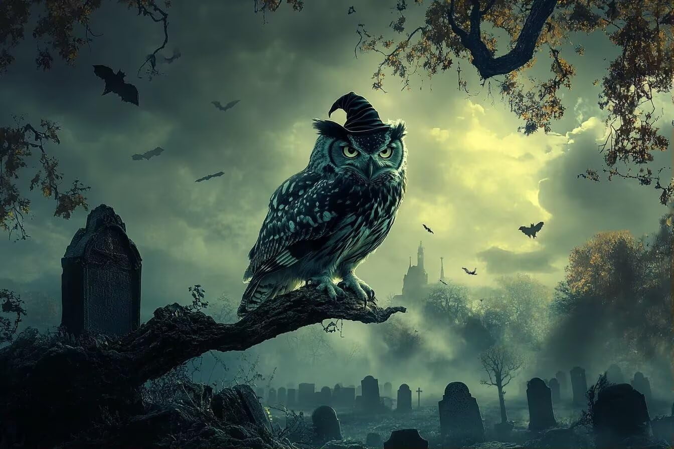 Evil Owl 500 Piece Jigsaw Puzzle Suitable for All Groups of People ...