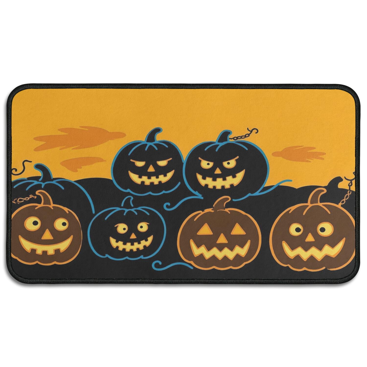 Evil Pumpkin Ghost Non Slip Door Mat - Innovative Design 30x17 Inch ...