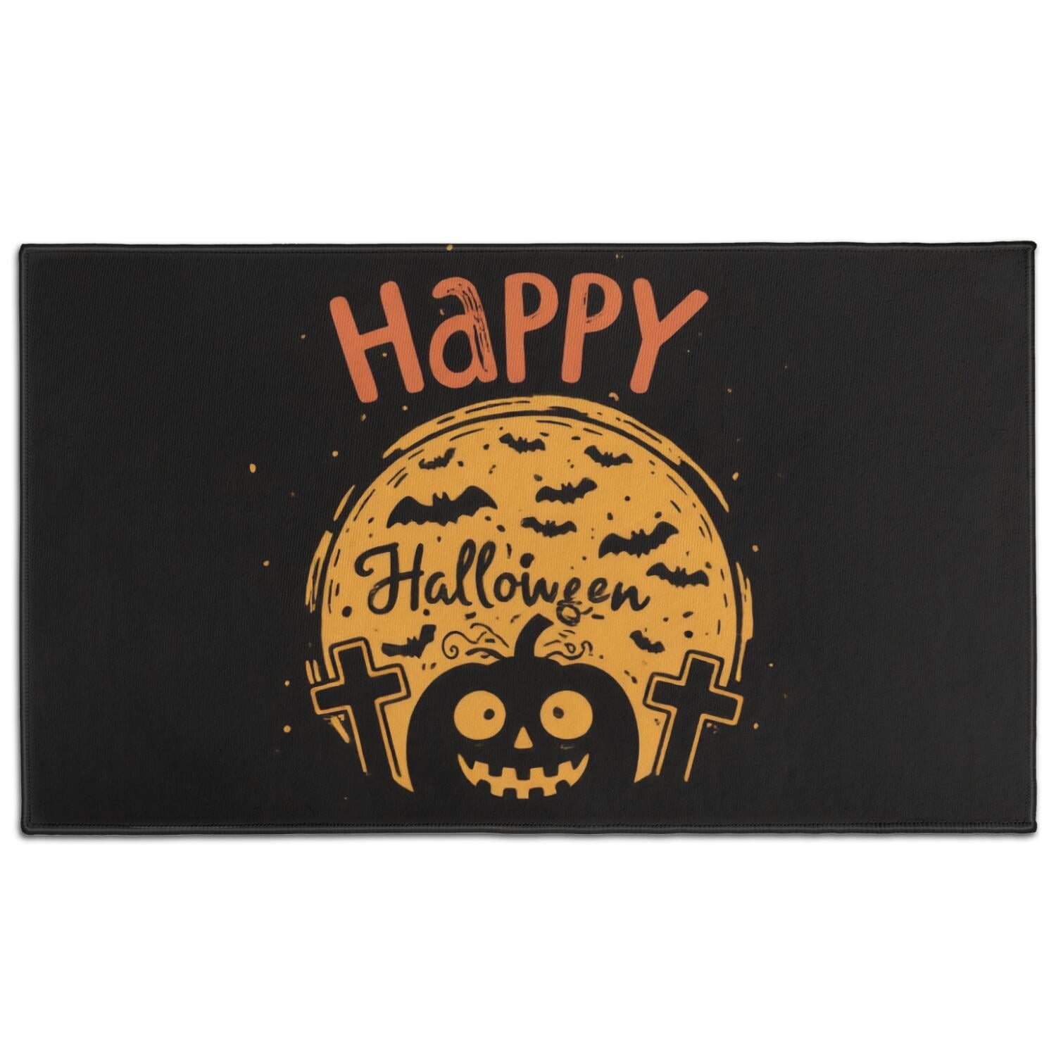 Evil Pumpkin Ghost No Slip Door Mat - Innovative Design x Inch ...