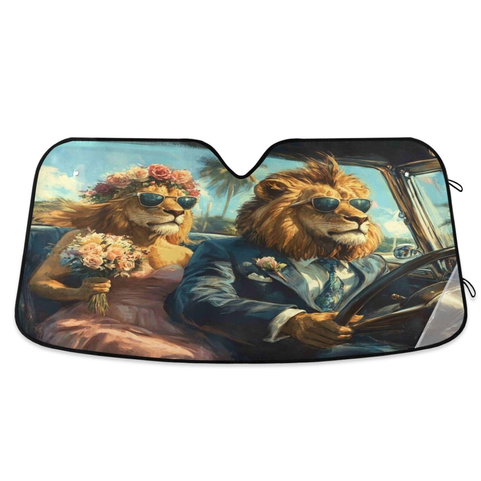 Evil Red Eyes Car Windshield Sun Shade Demonic Angry Eyes Sunshade ...