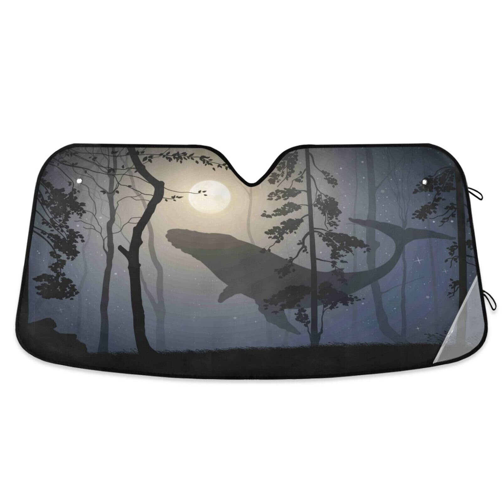 Evil Red Eyes Car Windshield Sun Shade Demonic Angry Eyes Sunshade ...