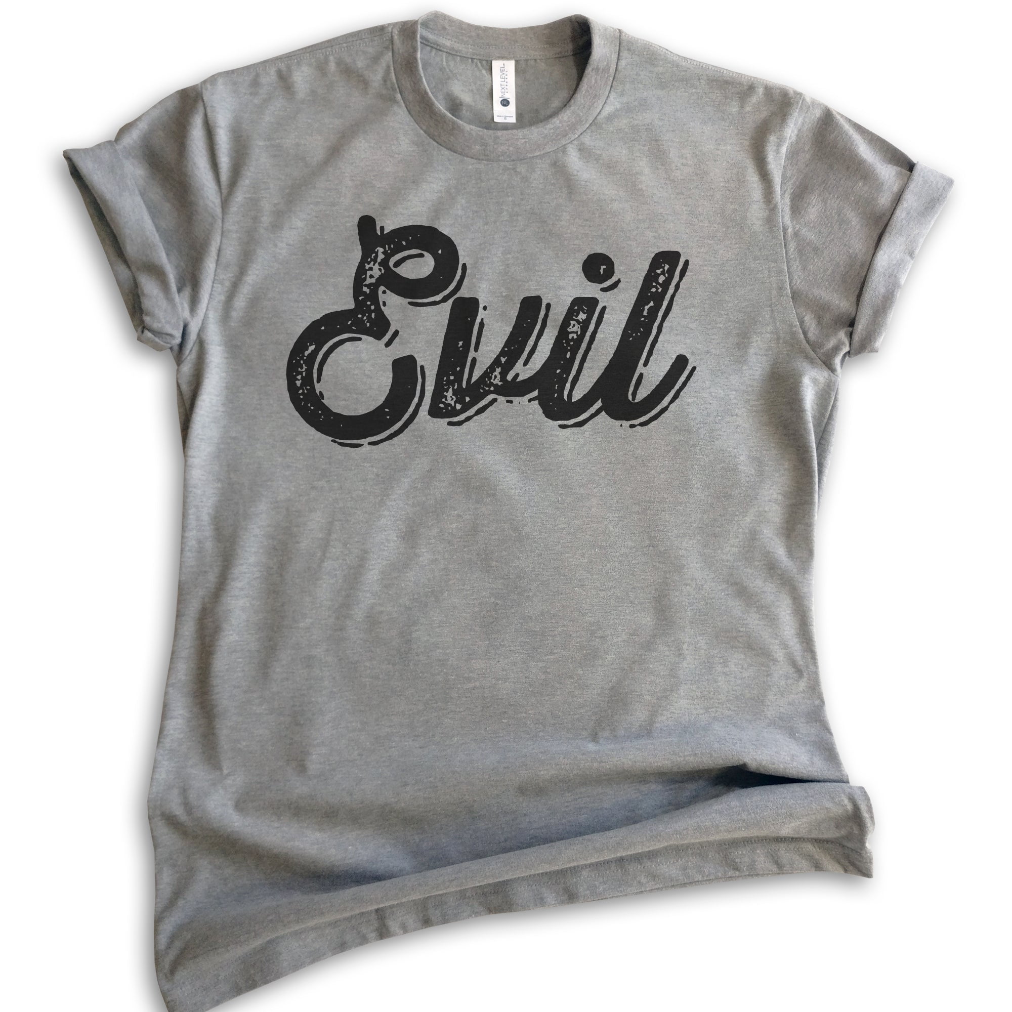 Evil Shirt, Unisex Women's Men's Shirt, Cute Evil Sassy Devilish Shirt ...