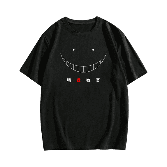 Evil Smile Japanese Cotton casual T-shirt - Walmart.com