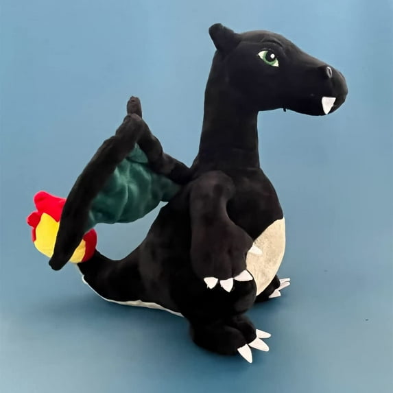 Evil Winged, fire-Breathing Dragon Stuffed Animal Dinosaur Plush ...