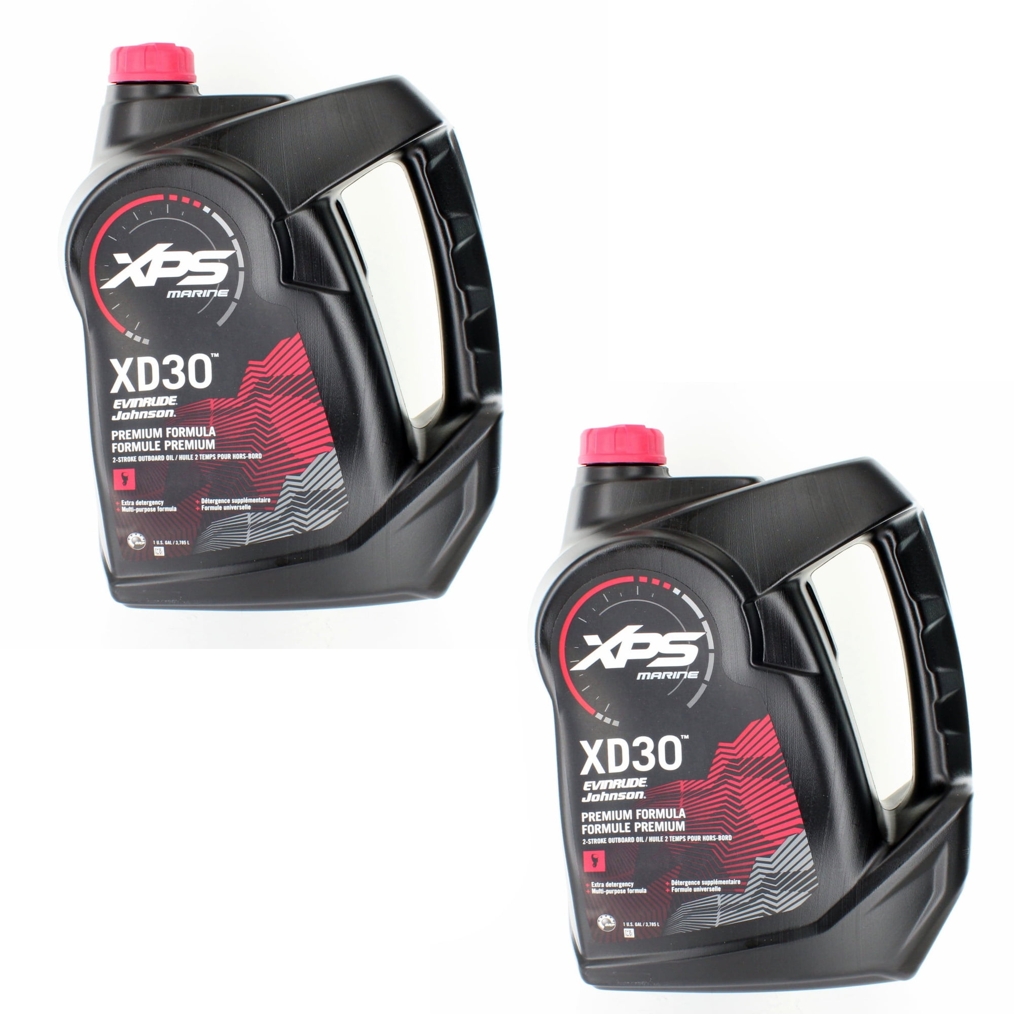 Evinrude/Johnson New OEM XPS Marine XD30 2-Stroke Outboard Oil, 2 Gallons, 779725 - Walmart.com