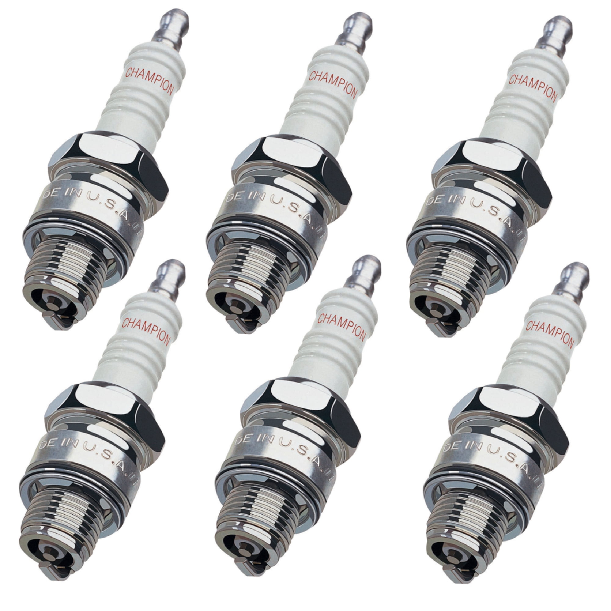 Evinrude/Johnson OMC New OEM 6 Pack Champion Spark Plug QC12PEP ...