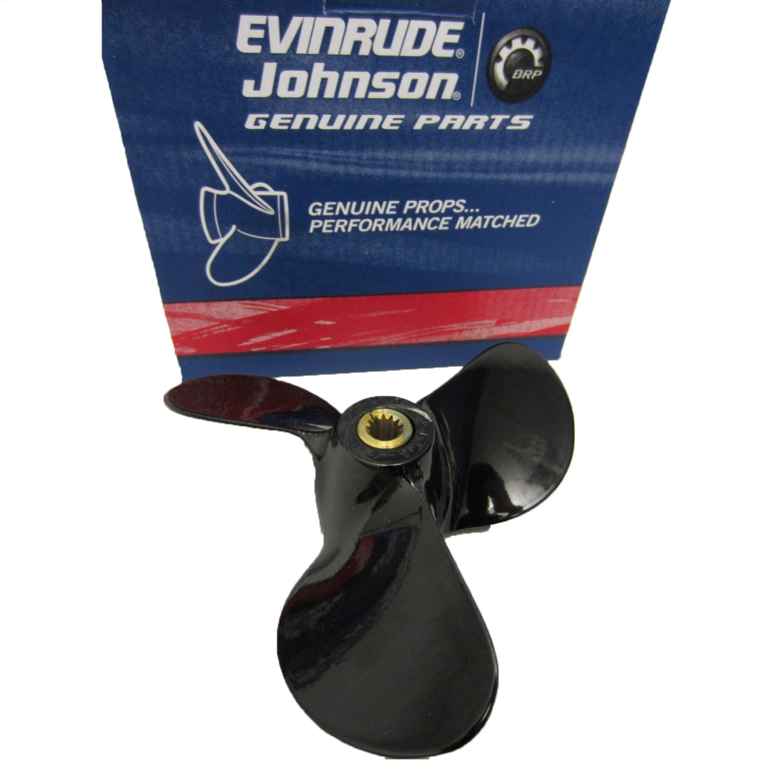 Evinrude/Johnson OMC New OEM Aluminum Prop 9x10 RH 3-Blade 0763589 ...