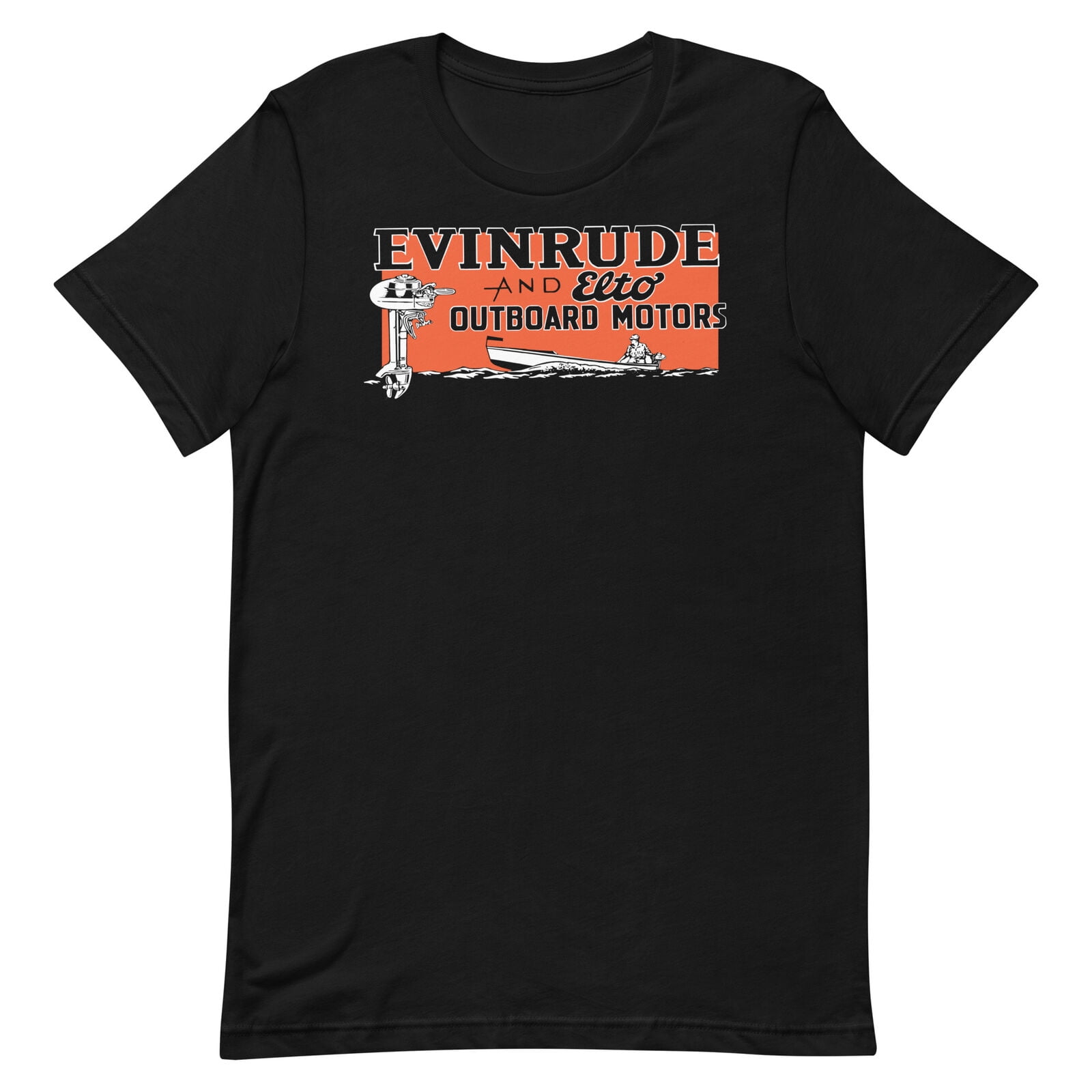 Evinrude and Outboard Motor Sign Shirt Retro Style Graphic Tee Shirt t ...