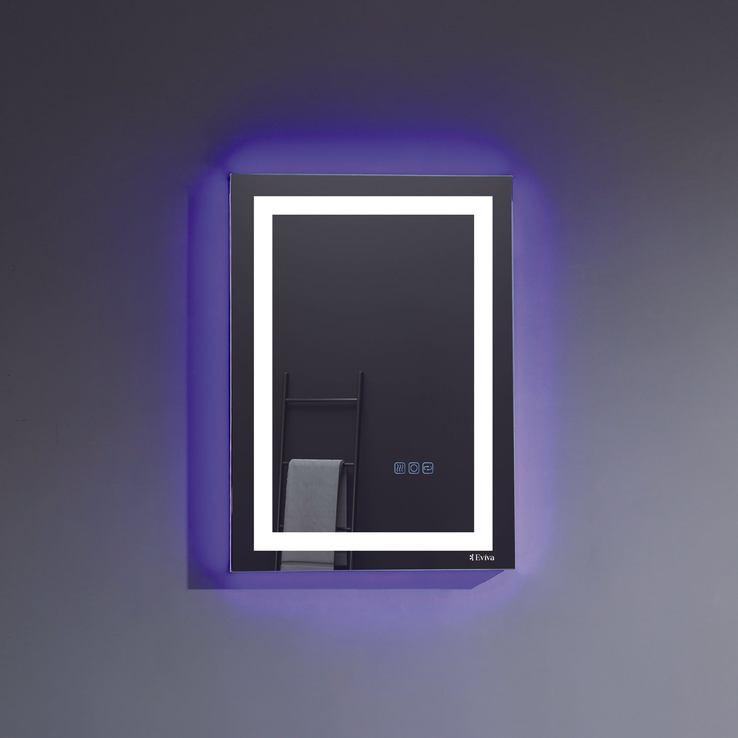 Eviva EVMR52-20X28-LED Deco Piece Wall Mounted Lighted Bathroom Vanity ...