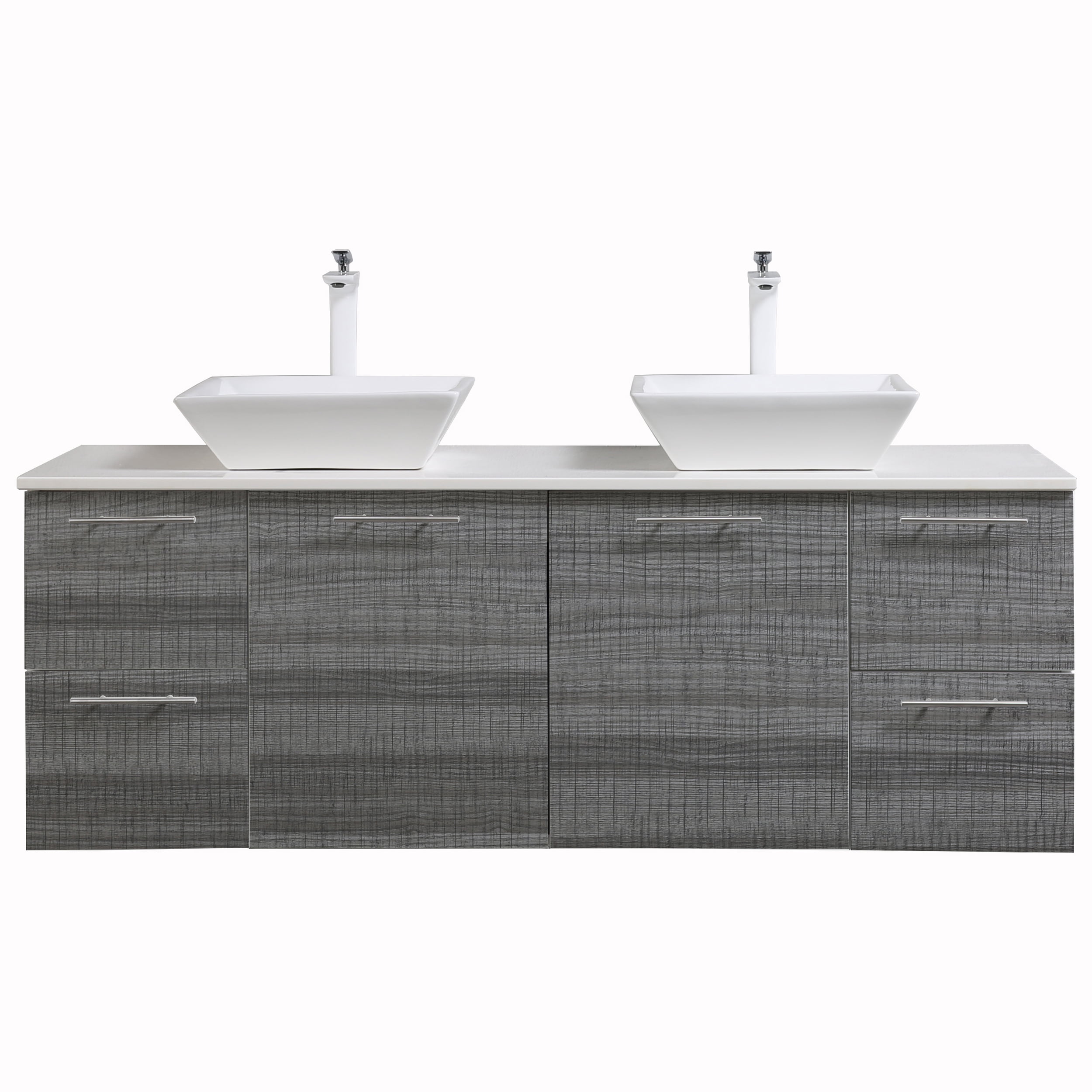 Eviva Luxury 60 inch Ash bathroom vanity - Walmart.com