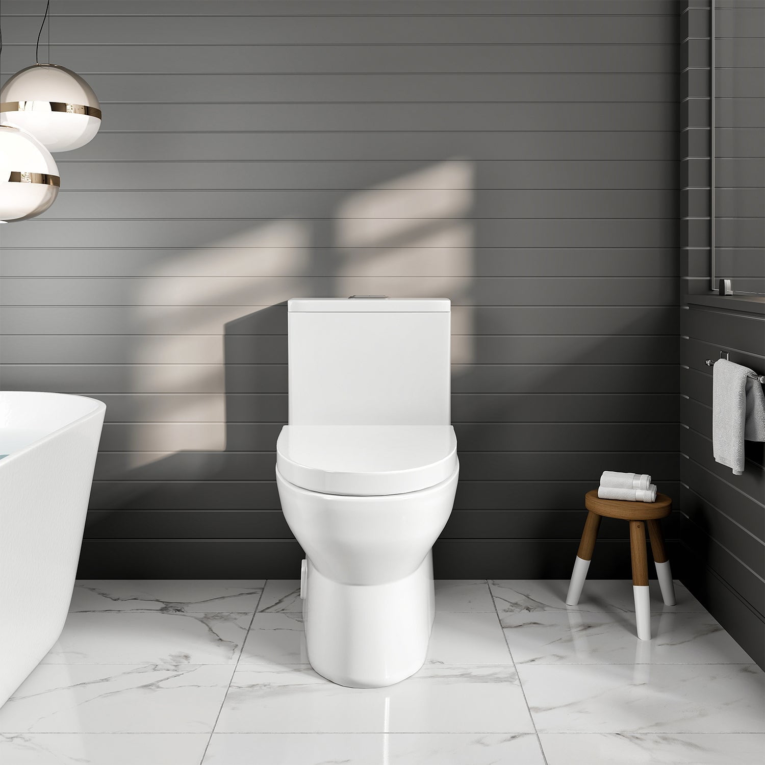 Eviva Scale One Piece Toilet in White - Walmart.com