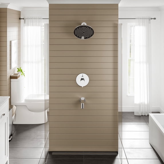 Eviva Splash Shower and Tub Faucet Set in Chrome Finish - Walmart.com