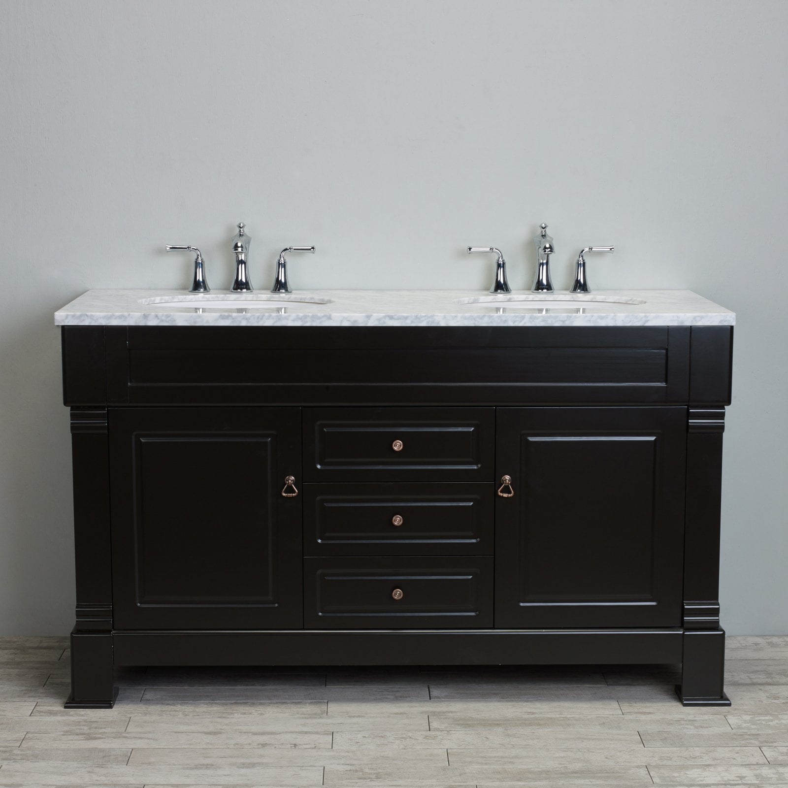 Eviva Totti Alfredo 60 in. Double Sink Bathroom Vanity - Walmart.com