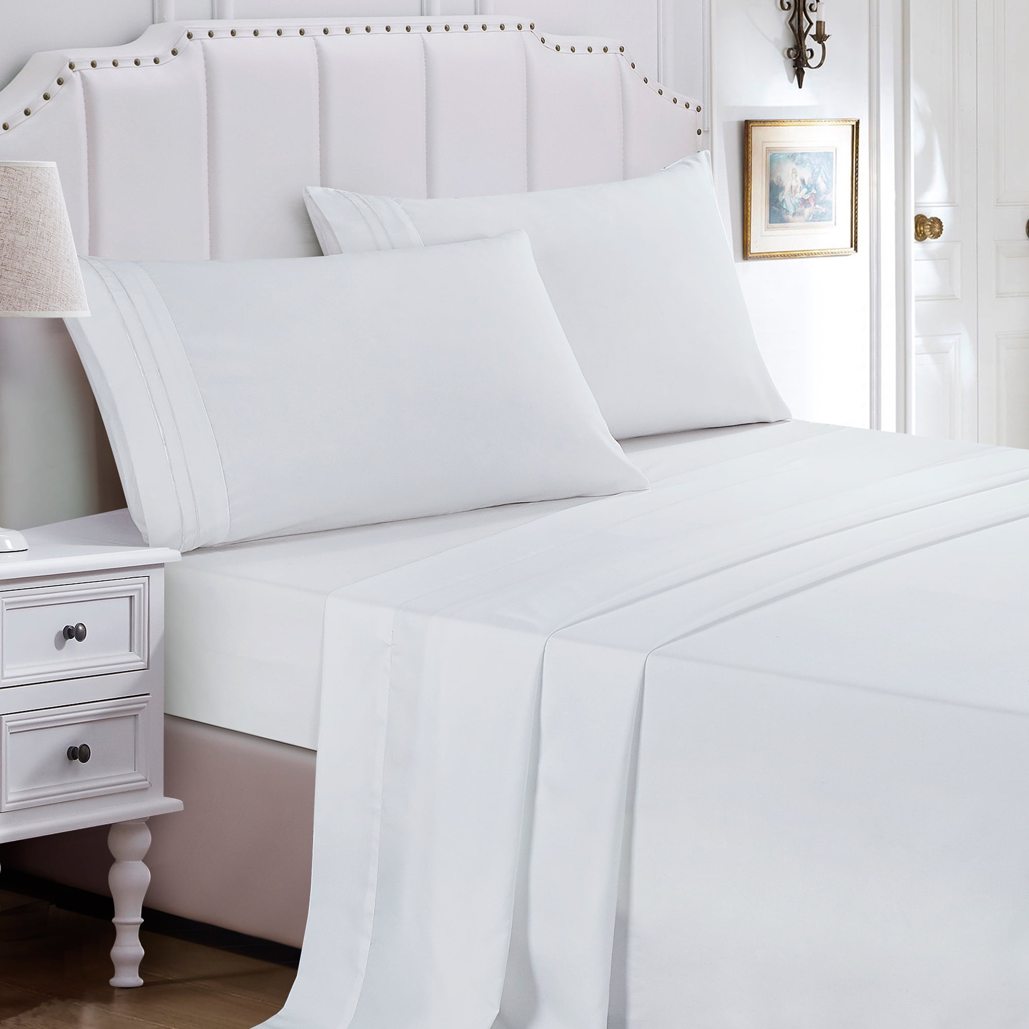 Evjk 3-4 PC Jcrown Sheet Set, Contemporary Style, Ultra Soft, Full ...