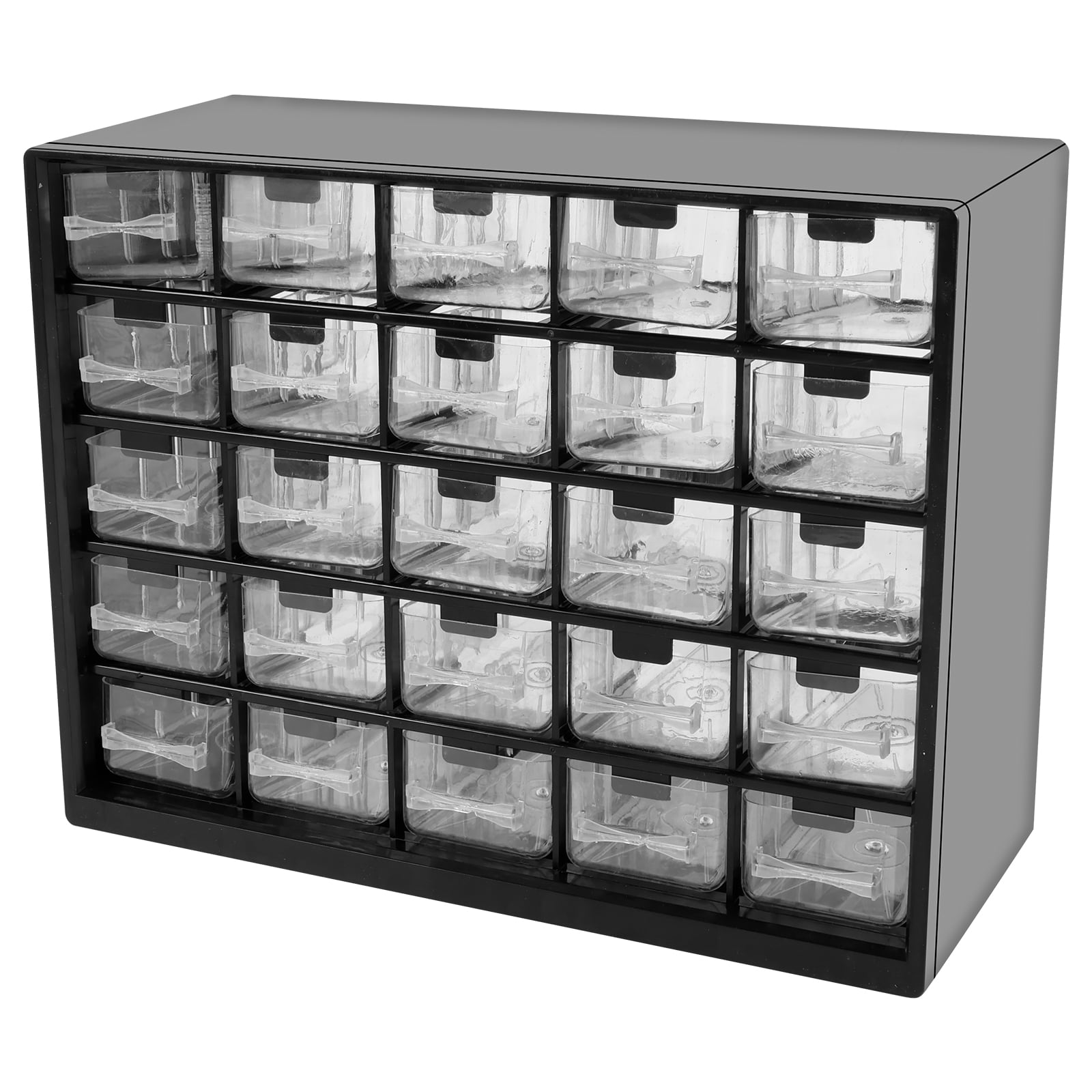 Evjurcn 25 Drawers Stackable Storage Cabinet with 50 Removable Dividers ...
