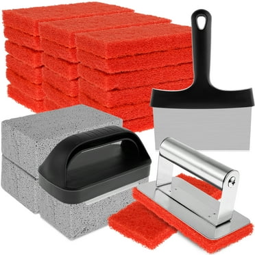 Blackstone 8PC Professional Griddle Cleaning Kit - Grill Cleaner, Flat ...