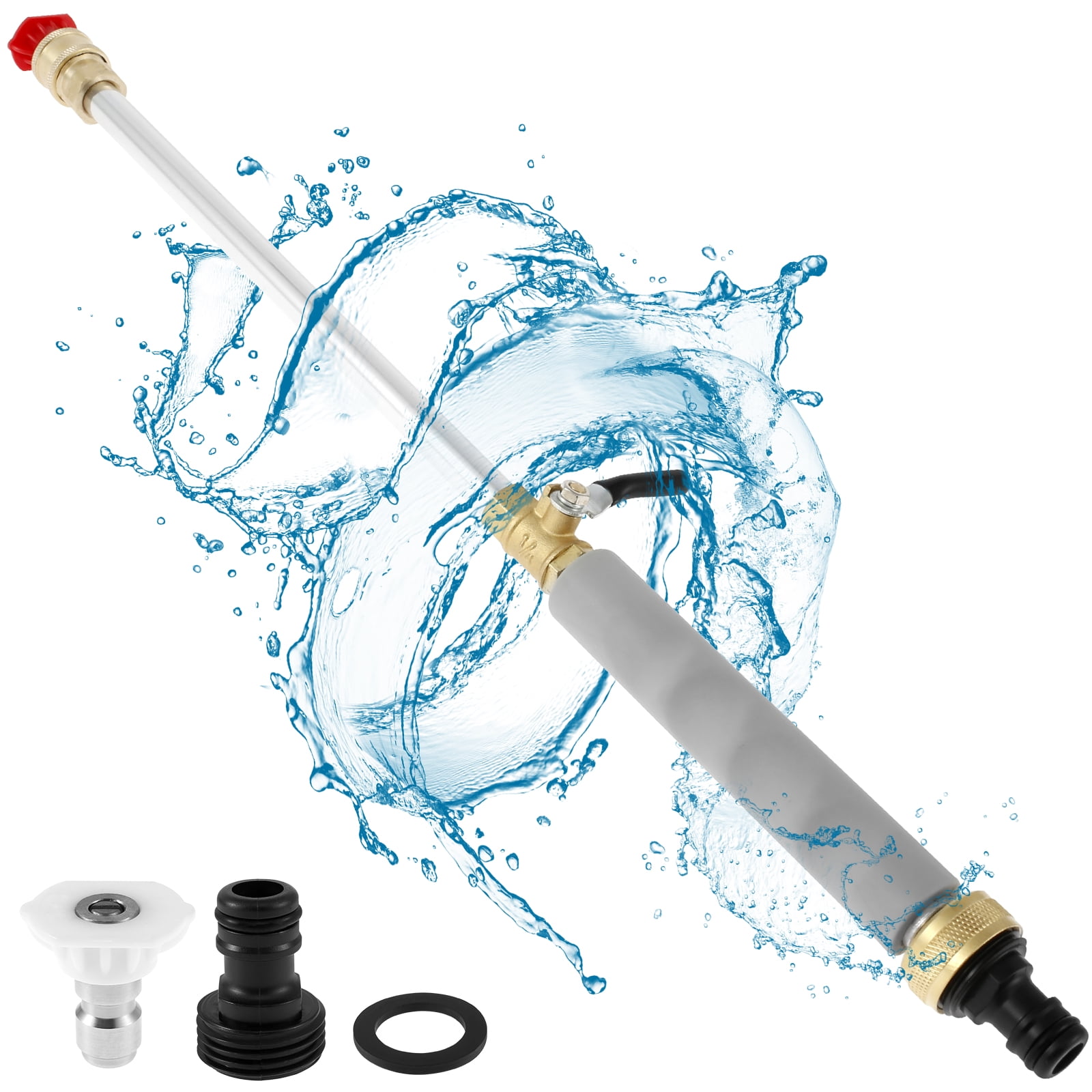 Evjurcn High Pressure Washer Wand for Garden Hose Hydro Jet High ...