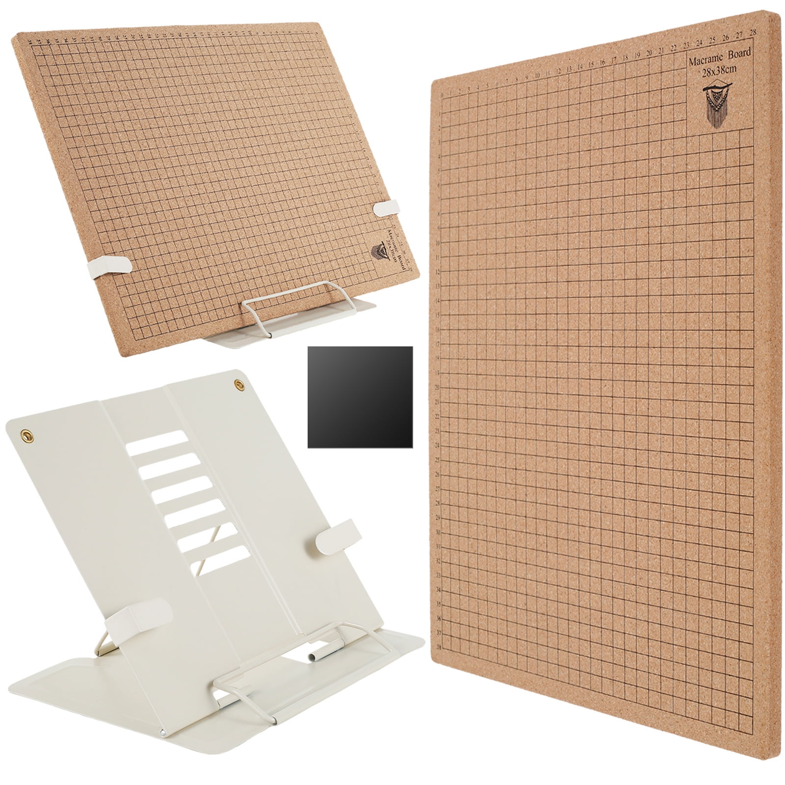Evjurcn Macrame Board with Grids 12x16 Inch Double Side Macrame Project ...