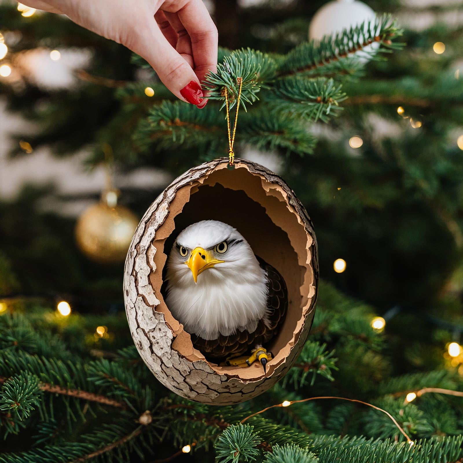 Evlvelym Animal Christmas Ornaments Forest Christmas Tree Decorations ...