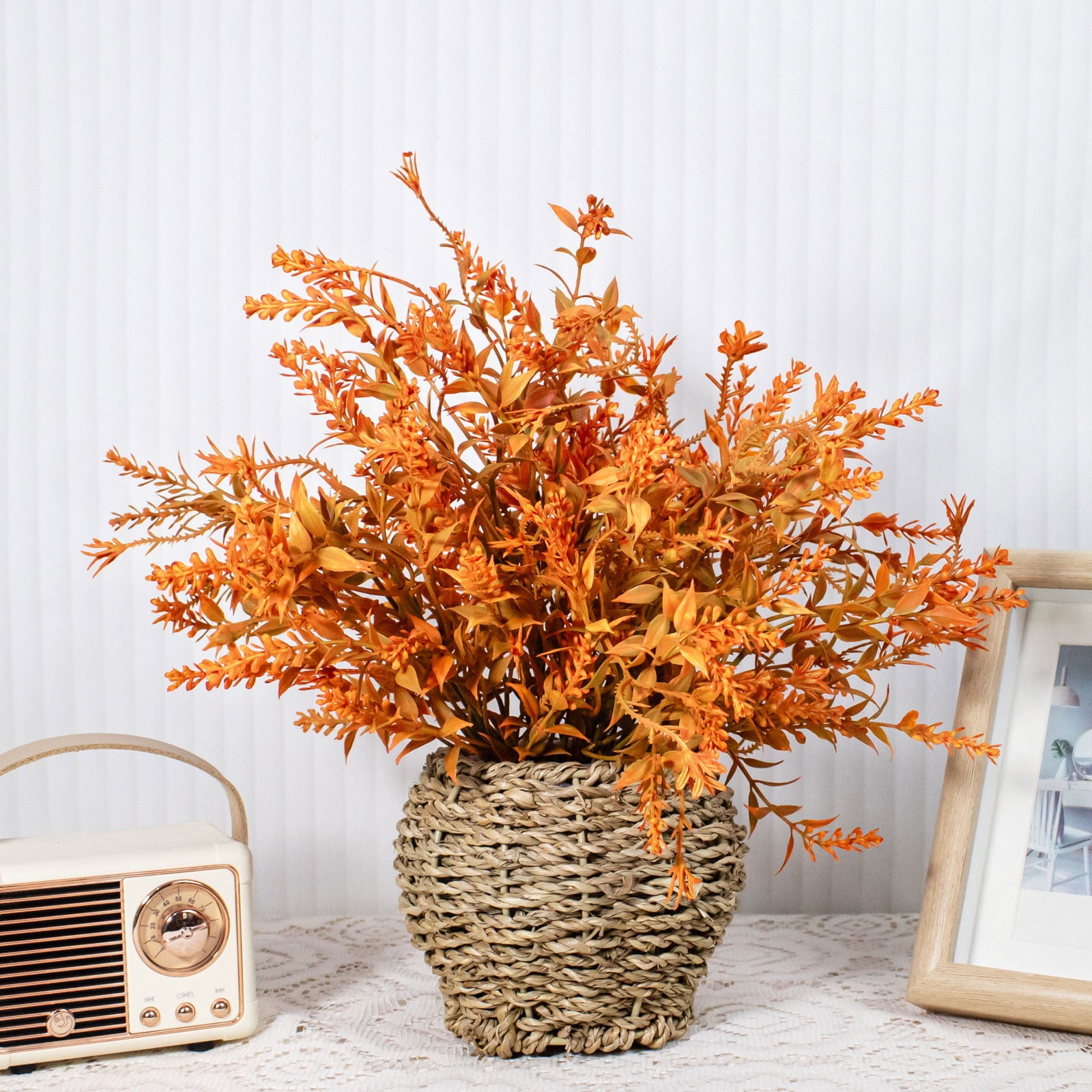 Evlvelym Fall Floral Stems Fall Leaves Stems Fall Floral Picks Fall ...