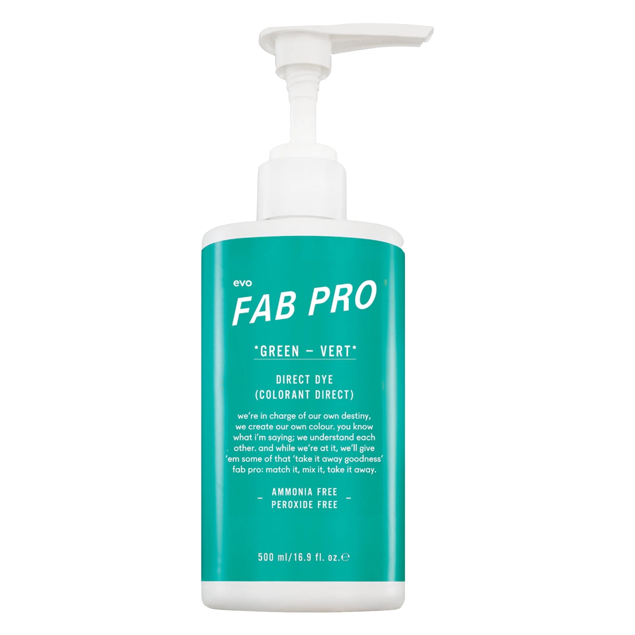Evo Fab Pro Green-Vert Direct Dye (Colorant Direct) 16.9 oz - Walmart.com
