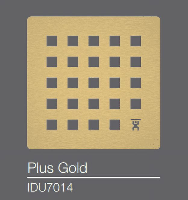 Evo Lite 4-1/2" Plus Gold Square Drain - Walmart.com