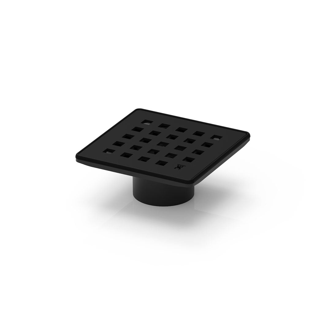 Evo Lite 4-1/2" Plus Nero Square Drain - Walmart.com