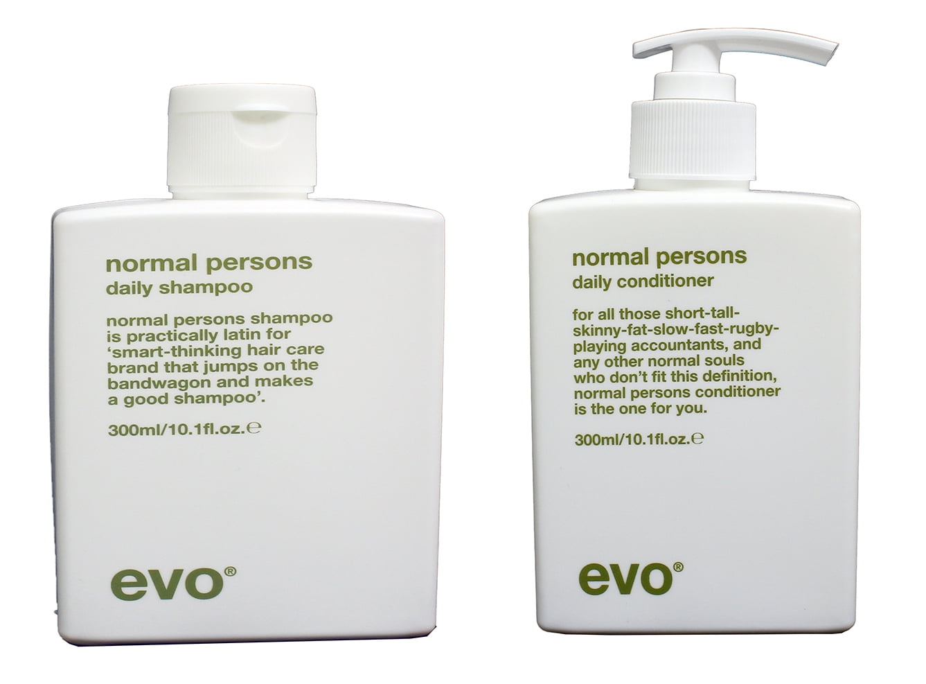 Evo Normal Persons Daily Shampoo & Conditioner 10.14 Oz Set - Walmart.com