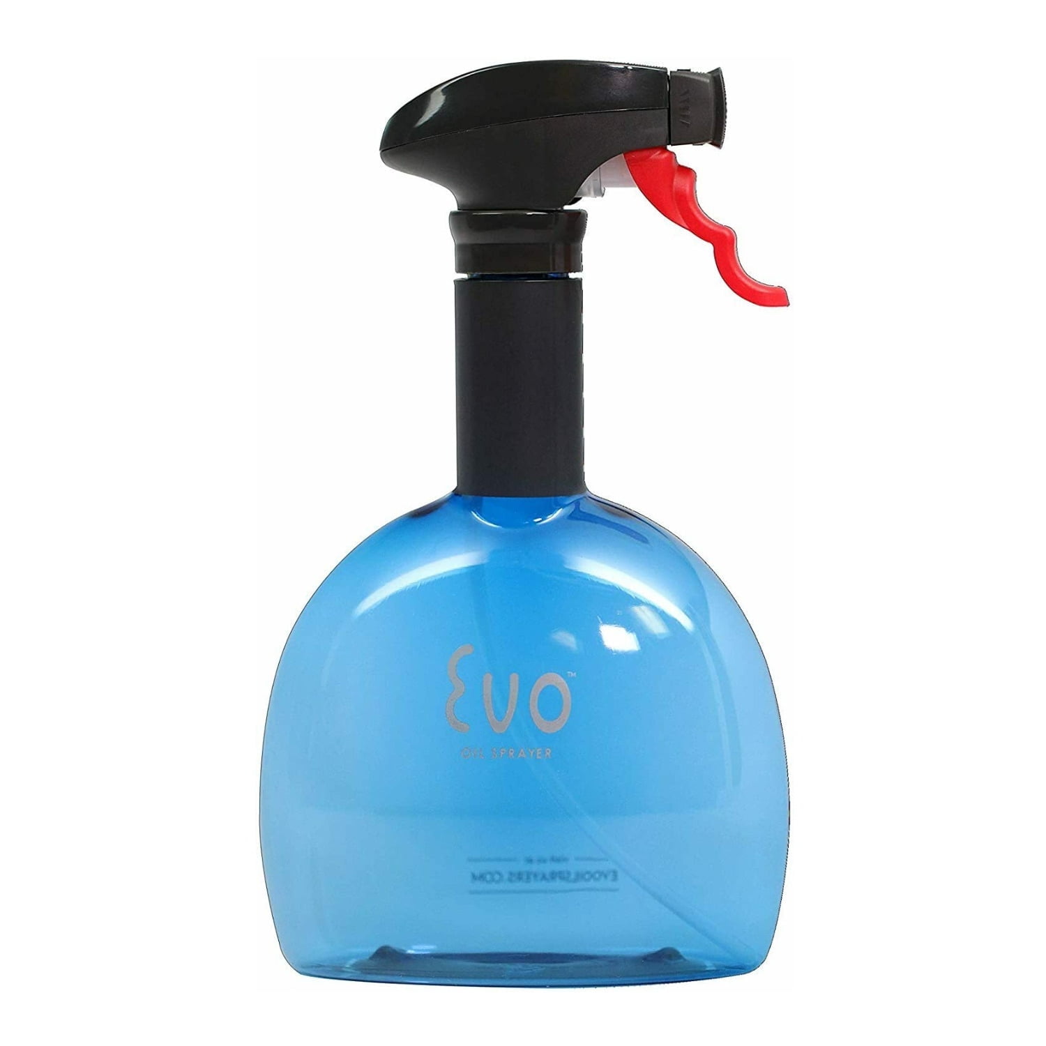 Evo Oil Sprayer Non-Aerosol Bottle for Cooking Oils (18oz, Blue ...