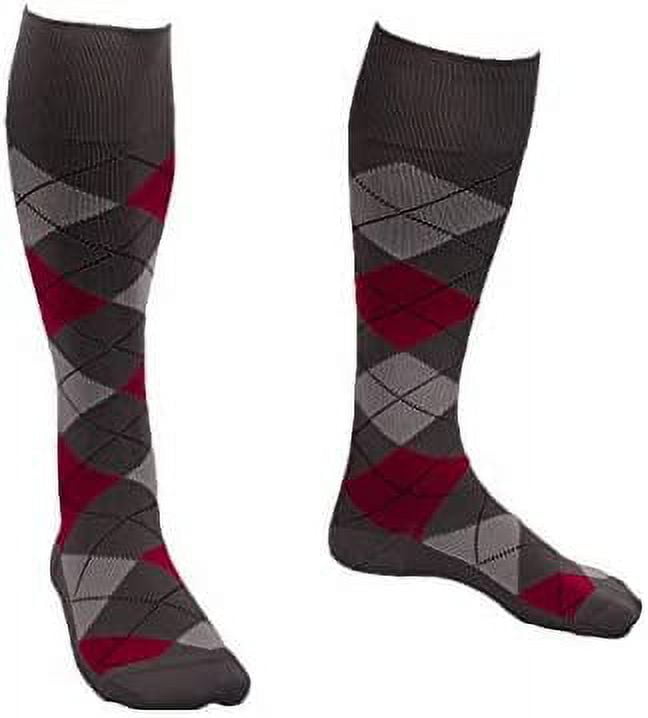 EvoNation Patterns Classic Argyle 15-20 mmHg Compression Socks ...