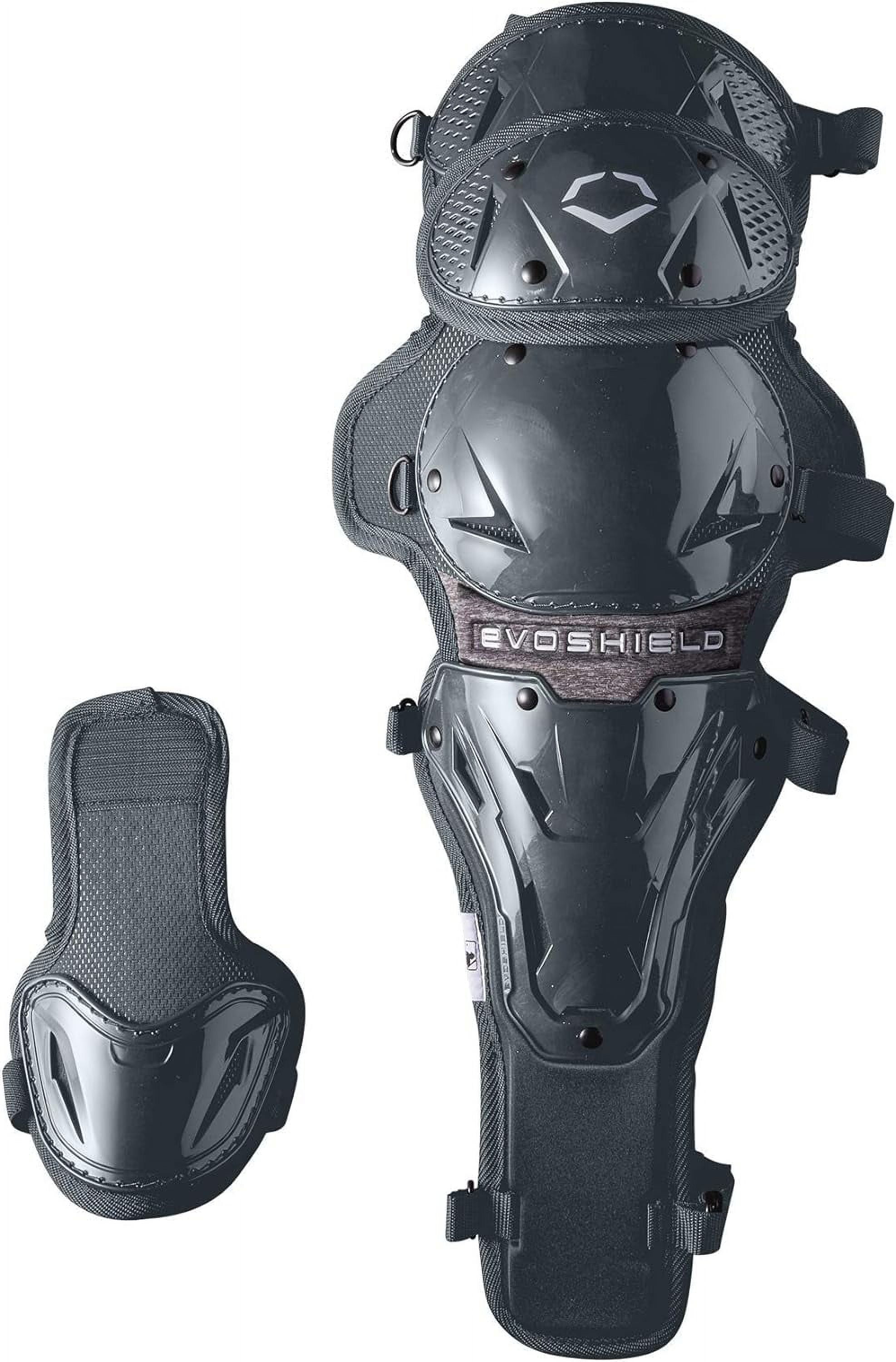EvoShield Adult Pro-SRZ Catcher's Upper Leg Guards (Charcoal) - Walmart.com