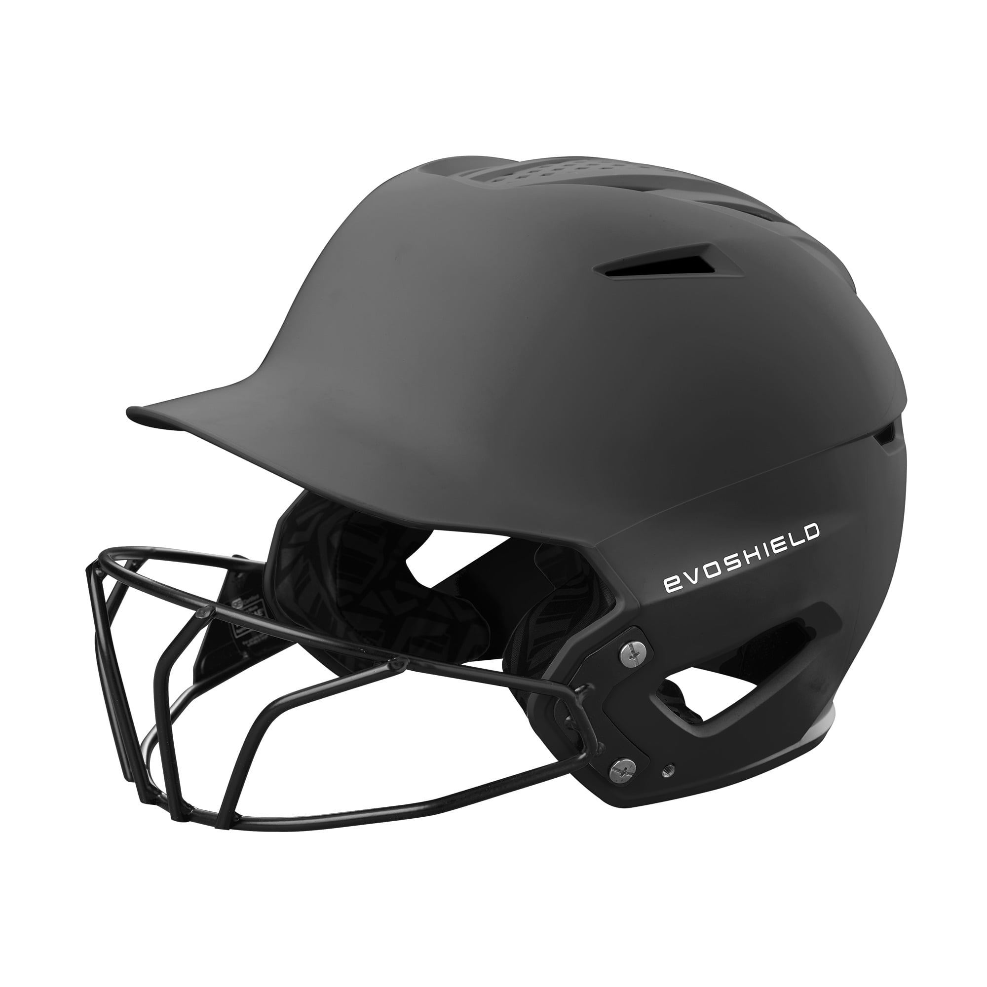 EvoShield XVT 2.0 Batting Helmet with Facemask, Matte Finish, Charcoal ...