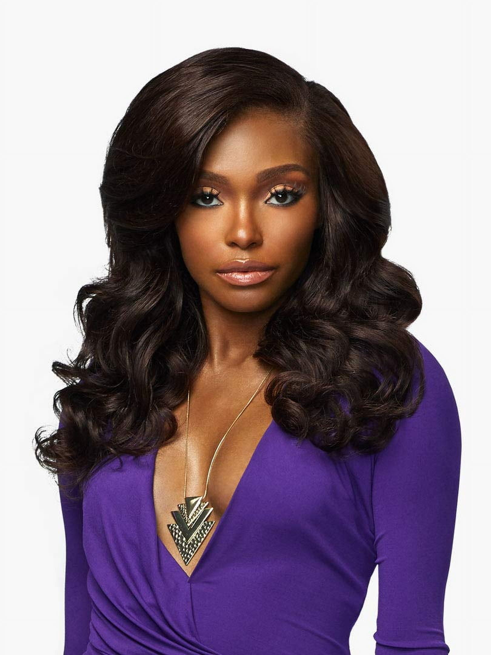 Evoke yaki human hair - weaving for quick weave and sew in styles for faux highlights (10 inch ...