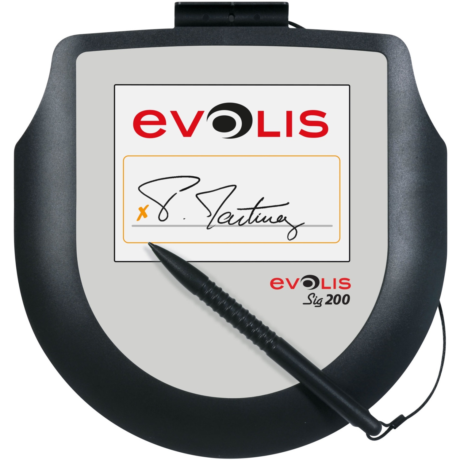 Evolis 5" Sig200 Signature Capture Pad, Black - Walmart Business Supplies