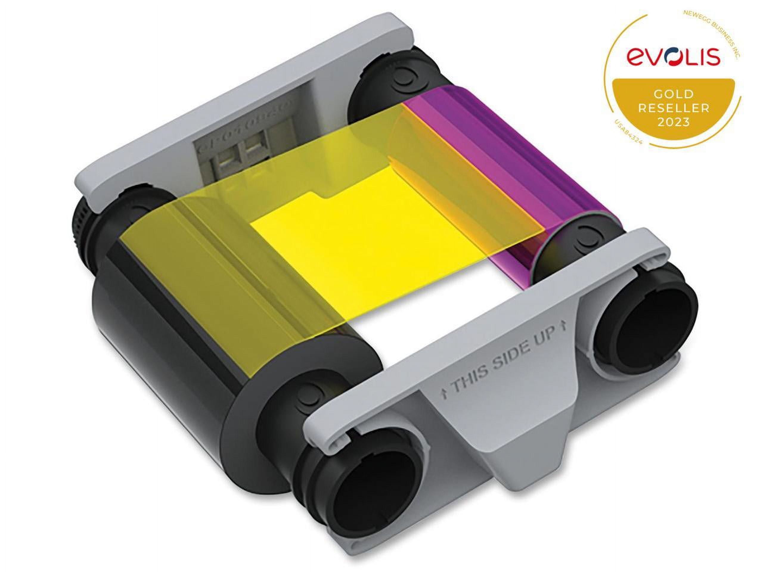 Badgy ID Card Printer Ribbon,Color,8 in. H CBGR0100C - Walmart.com